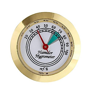 Montesy Stylish Indoors Metal Alloy Humidity Gauge Applicable For Case Accessory With Clear Numbers