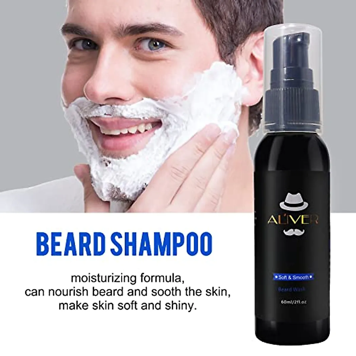 Beard Kit - Beard Growth Kit, Beard Grooming Kit with Beard Roller, Beard Growth Oil, Beard Serum, Balm, Comb, Beard Gifts Set for Men, Perfect Christmas Gifts for Dad/Boyfriend