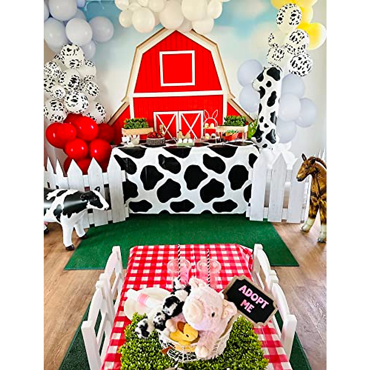 Cow Print Number 2 Birthday Balloon for 2 Year Old Cowgirl