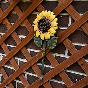 New Metal Rustic Sunflower Home Hook Great Home & Kitchen Keys, Towel, Coats, Accessories Hooks Decor,Sunflower Wall Mounted Key Holders
