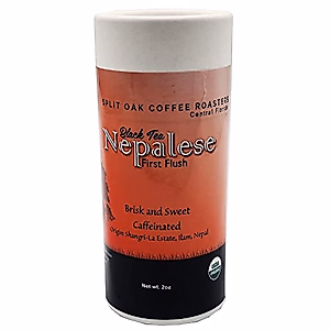 Black Tea Loose Leaf Organic Nepalese Black Tea, First Flush Tea Leaf by Split Oak Company. Darjeeling Tea First picked of the tree, Grown in Nepal, Himalayan Loose-Leaf Revolution
