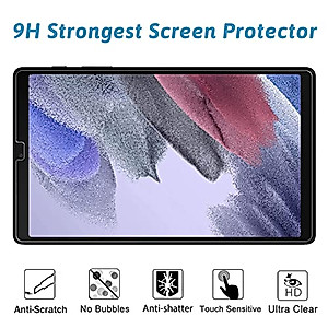 GOZOPO Screen Protector for Samsung Galaxy Tab A7 Lite (8.7 Inch)[Scratch Resistant] SM-T220/T225 Tempered Glass Film - 2-Pack