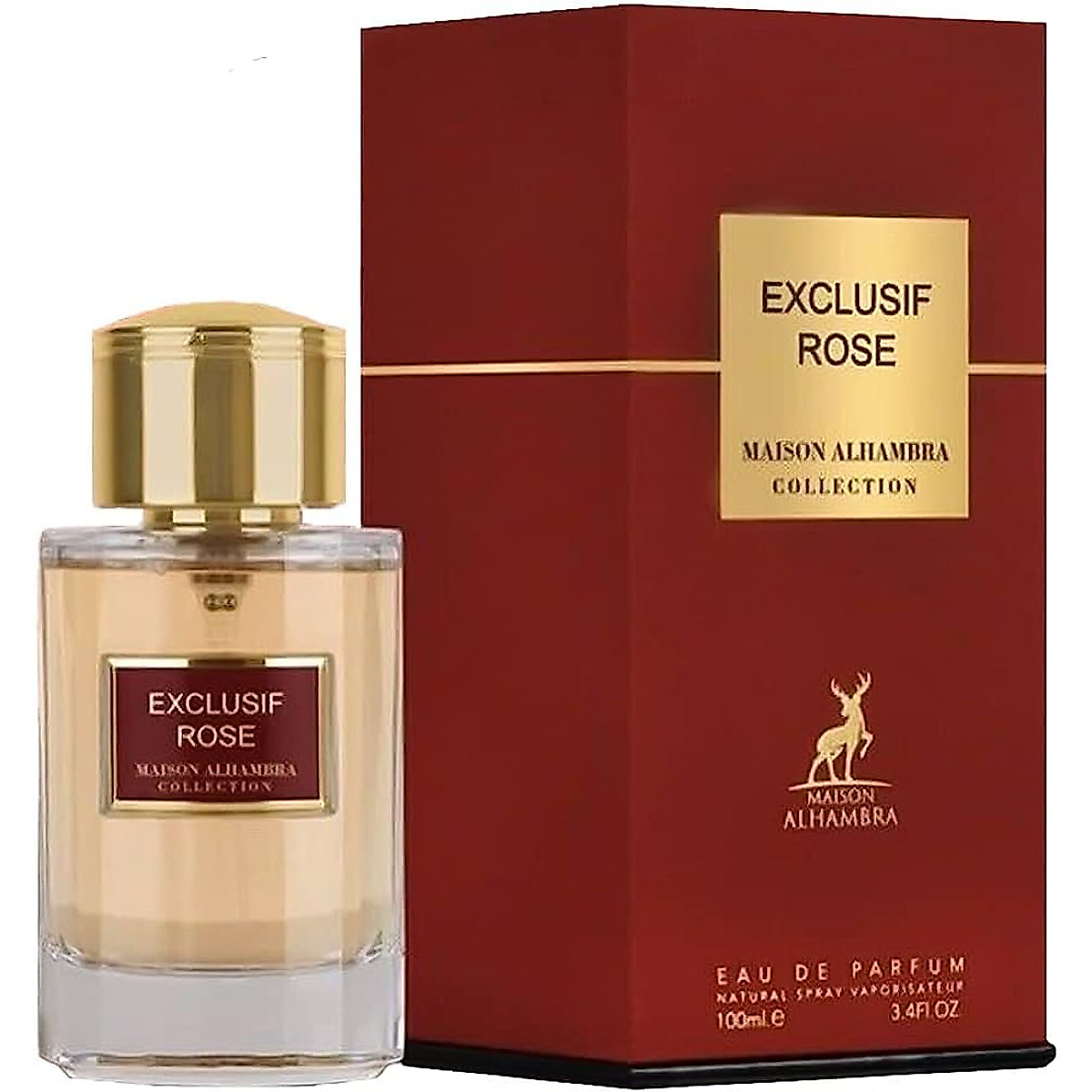 Maison Alhambra Exclusif Rose Edp 3.4 fl oz