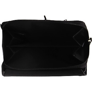 MUNDI Women's Faux Leather MY BIG FAT WALLET Flap RFID Clutch Ladies id694x (Black)