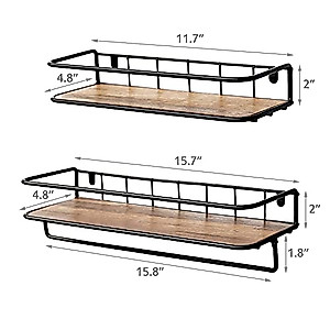 QEEIG Bathroom Floating Shelves Bundle (Contains 2 Items)