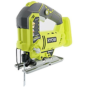 RYOBI One+ P5231 18V Lithium Ion Cordless Orbital T-Shaped 3,000 SPM Jigsaw (Battery Not Included, Power Tool and T-Shaped Wood Cutting Blade Only)