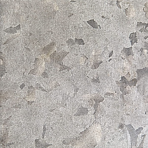 Farmhouse Galvanized Utensil Holder with 3 Compartments (12.6 x 4.5 x 5.3 In)