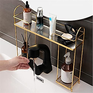 Punch-Free Desktop Storage Box Bathroom Sink Shelf Bathroom Countertop Cosmetics Storage Shelf