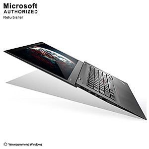 Lenovo 2nd Gen ThinkPad X1 Carbon 14in HD+ Laptop Computer, Intel Dual Core i7-4600U CPU up to 3.3GHz, 8GB RAM, 240GB SSD, HDMI, 802.11ac, Bluetooth, Windows 10 Professional (Renewed)