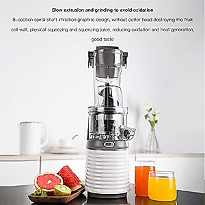 TANACC Portable Juice Blender Large caliber Electric Fruit Juicer Separation pomace juice Blender Machine Mixer vegetables food processor
