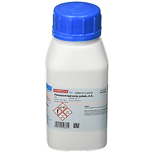 HiMedia GRM1015-500G Potassium Hydroxide Pellets, A.R., 500 g