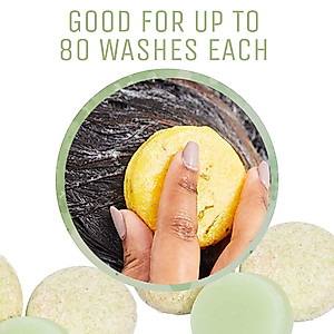 Sweet & Sassy Shampoo + Conditioner Bars: Includes 1 Shampoo, 1 Conditioner. Made in the USA. Natural, Organic, SLS Free, Safe for Color Treated Hair. Coconut Lime