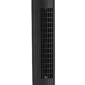 Amazon Basics Oscillating Tower Fan with Mechanical Control, Manual 3 Speeds, for Bedroom, for Home, 28 Inch, Black