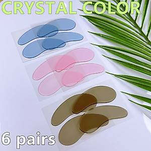 Silicone Eye Patch Reusable Under Eye Patches Sticky Lash Lift Cover Shield Eyelash Extension Mask 6 Pair Lower Lash Isolation Pads For Sensitive Skin During Perm Lamination Lash Extension Remover