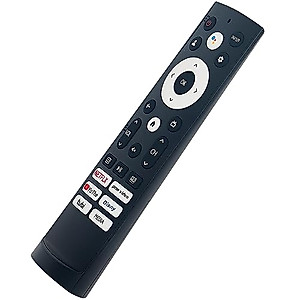 ERF3W90H Voice Command Remote Control Replacement compatible with Hisense 43 inch Class A6 Series LED 4K UHD Smart Google TV 43A65H 43A68H 43A6H 50A65H 50A68H 50A6H 50U6H 55A65H 55A68H 55A6H 55U65H