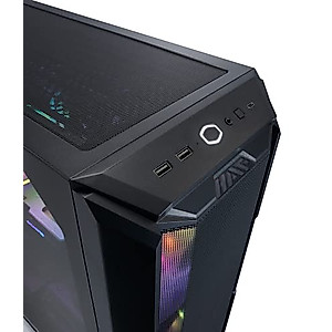 Cooler Master HAF 5 Pro High Performance Gaming PC - Intel i5 12400F - NVIDIA GeForce RTX 3060 Ti - 16GB DDR4 3200MHz - 1TB M.2 NVMe SSD – WiFi - Windows 11 - Desktop Computer,Black