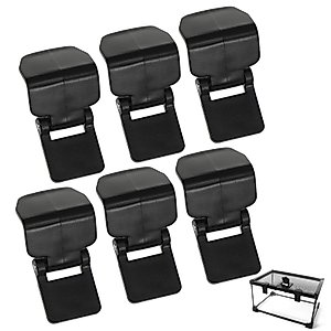 6pcs Cylinder Lock Turtle Terrarium Buckle Glass Pet Tank Latch Turtle Glass Tank Buckle Reptile Feeding Tank Buckle Reptile Tank Latch Plastic Turtle Tank Buckle Turtle Tank Latch