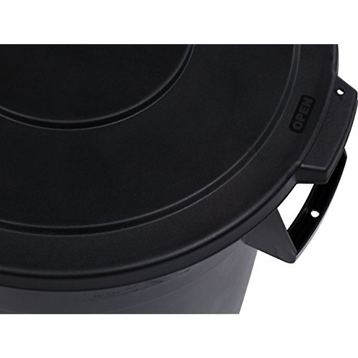 Carlisle FoodService Products 34103303 Bronco Round Waste Container Lid, 32 gal, Black