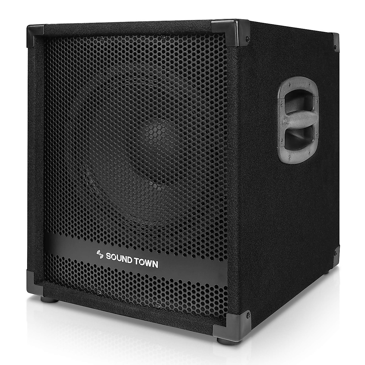 Sound Town METIS Series 1400 Watts 12” Powered PA DJ Subwoofer with Class-D Amplifiers, 3” Voice Coil (METIS-12SPW)