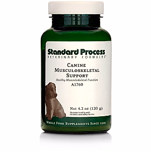 Standard Process Canine Musculoskeletal Support - Bone & Joint Health Formula for Pets - Canine Musculoskeletal Support Supplement - Supplement for Dogs to Aid Joint Comfort & Muscle Health - 120 g
