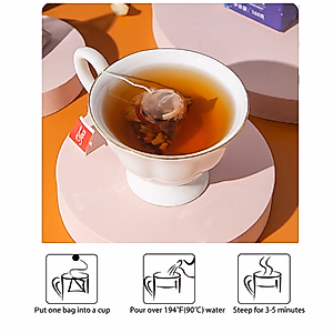 Sour Jujube kernel Lily Tea,Caffeine Free Tea160g (8g*20bag) 5.64OZ,Sleep Tea Wellness Tea barley Tea 酸枣仁晚安茶