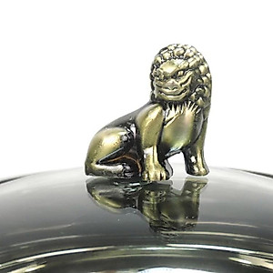 HONHPD Commercial Round Chafing Dish, 4 Pack Stainless Steel Chafers and Buffet Warmers Sets with Pans and Fuel Holders, for Wedding, Parties, Banquet, Catering Events, Bronze(26CM/10.24INCH)