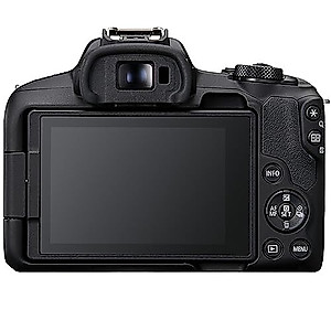 Canon EOS R50 Mirrorless Camera (Body Only) + 2pc 64GB Memory Cards + Tripod + Case & More