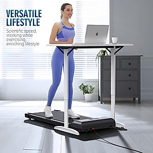 Sienfix Walking Pad，Under Desk Treadmill 2 in 1 Treadmills，Portable Walking Treadmill 2.5HP, 320lbs Max Weight Remote Control LED Display,Installation-Free Jogging Machine for Home/Office