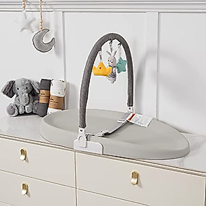 Papablic Baby Changing Pad, Waterproof & Non-Slip, Includes Washable Cover, Safety Strap for Standard Dresser, Changing Table, Bed, Sofa