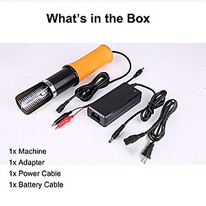 Speder Fish Scaler Corded Electric Fish Scale Remover Scraper Cleaner Kit with Waterproof Powerful Motor and AC Power Adapter for Fish Scaling