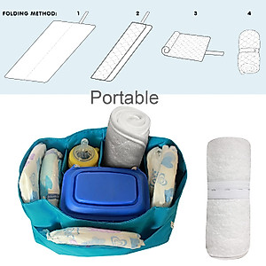 Waterproof Changing Pad Liners, 26" x 13" Hypoallergenic & Reusable Ultra Soft Changing Table Cover Liners , 3 Pack Portable Baby Diaper Change Mat - White