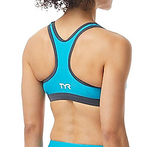 TYR BCORF6A566XS F Comp Racebk Tribra Turq/Grey XS