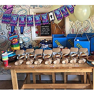 Happy Storm Gaming Party Banner Video Game Happy Birthday Party Supplies for Boys Video Game Party Banner Favors for Kids