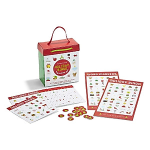 Two's Company 43898 Holiday Bingo Game with 12 Cards and 80 Chips