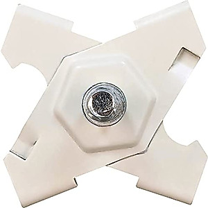 Panavise 863W CCTV T-Bar Ceiling Clip Base (Cream)