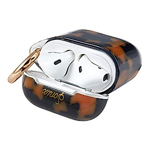 Sonix Brown Tort Case for Airpod Gen 1 / Gen 2 [Hard Cover] Protective Tortoise Shell Leopard Case for Apple Airpods