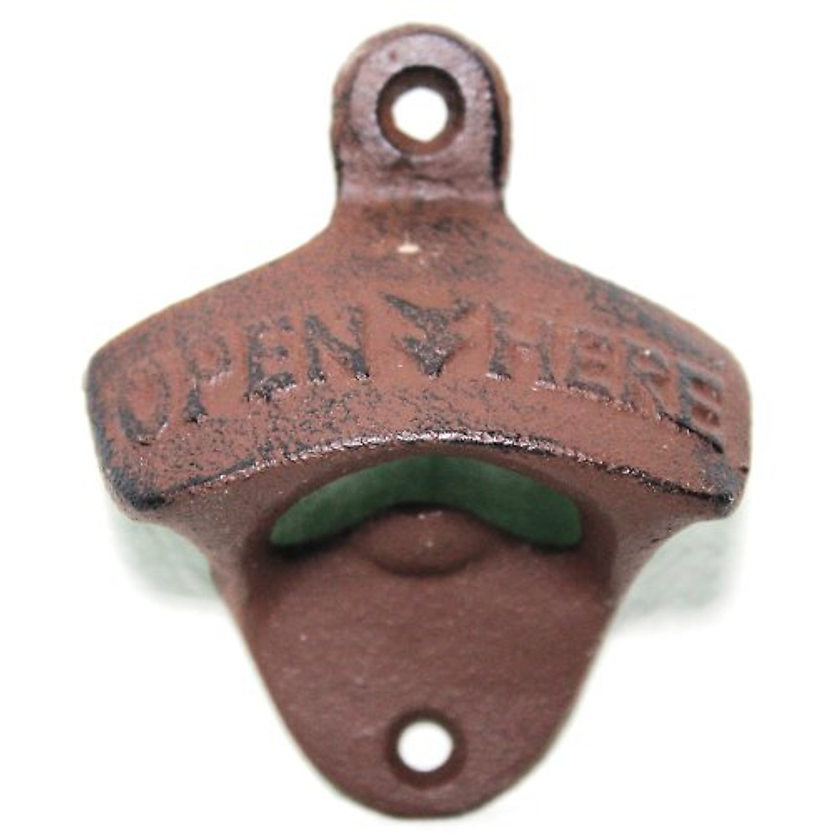 Texas Rustic Cast Iron Wall Mount Bottle Opener Vintage Looking Beer Opener