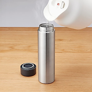 Muji 44593776 Stainless Steel Insulated Bottle, Approx. 16.9 fl oz (500 ml)