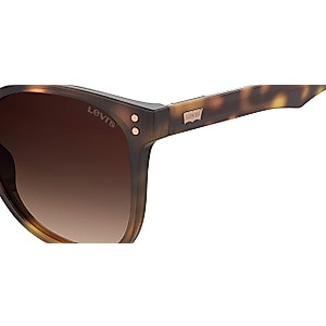 Levi's LV 5009/S Square Sunglasses, Brown, 56mm, 19mm