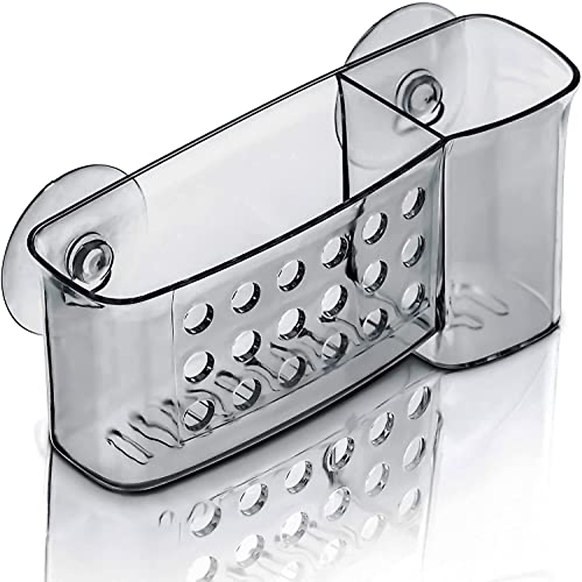 Uairehome 6” Toiletry Basket, Shower Caddy W/Suction Cups, Soap/Toothbrush Holder Bathroom Organizer Storage