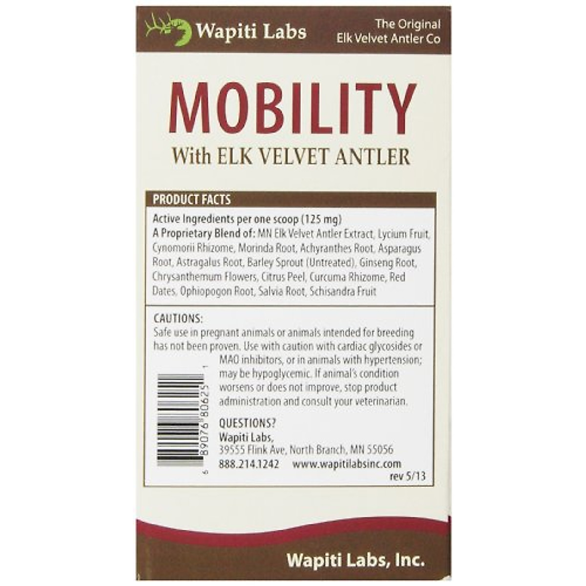 Wapiti Labs Dog Mobility Formula 30gm