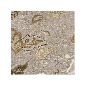 Martha Stewart Autumn Woods Francesca Black Wool/Viscose Rug - 8' x 10'