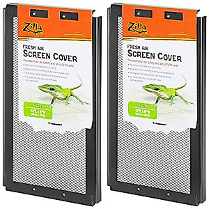 Zilla 2 Pack of Fresh Air Screen Covers, 12-Inch X 6-Inch Each
