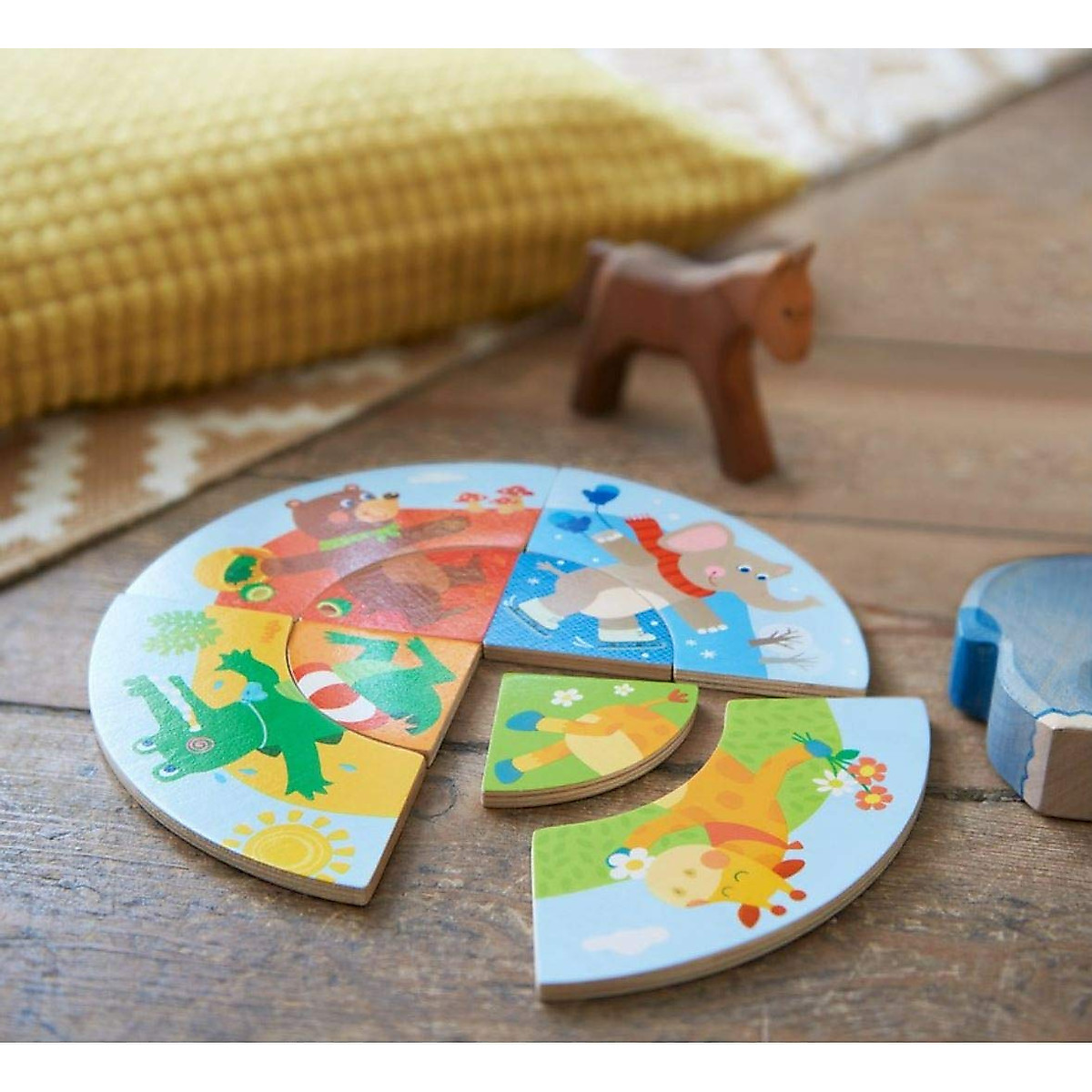 HABA Wooden Animal Seasons Arranging Game