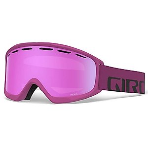 Giro Index OTG Adult Snow Goggles - Berry Wordmark Strap with Vivid Pink Lens (2020)