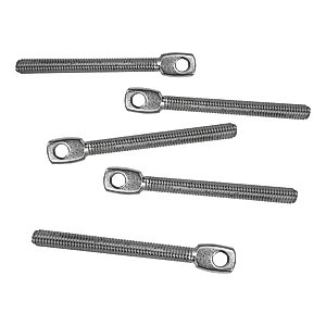 Set of 5 Pcs 3-1/2 Inch Long 5/16 Inch - 18 Thread Size SST316 Threaded Eye Tab