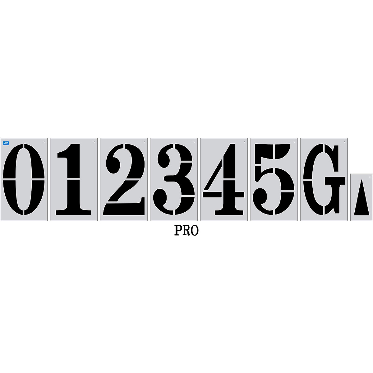 72" x 42" Football Field Number Kit Track & Field Kit Athletic Field Stencil Kit