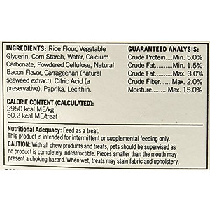 (3 Pack) StarMark Everlasting Bacon Dog Dental Chews, Small (2 Chews Per Pack / 6 Total)