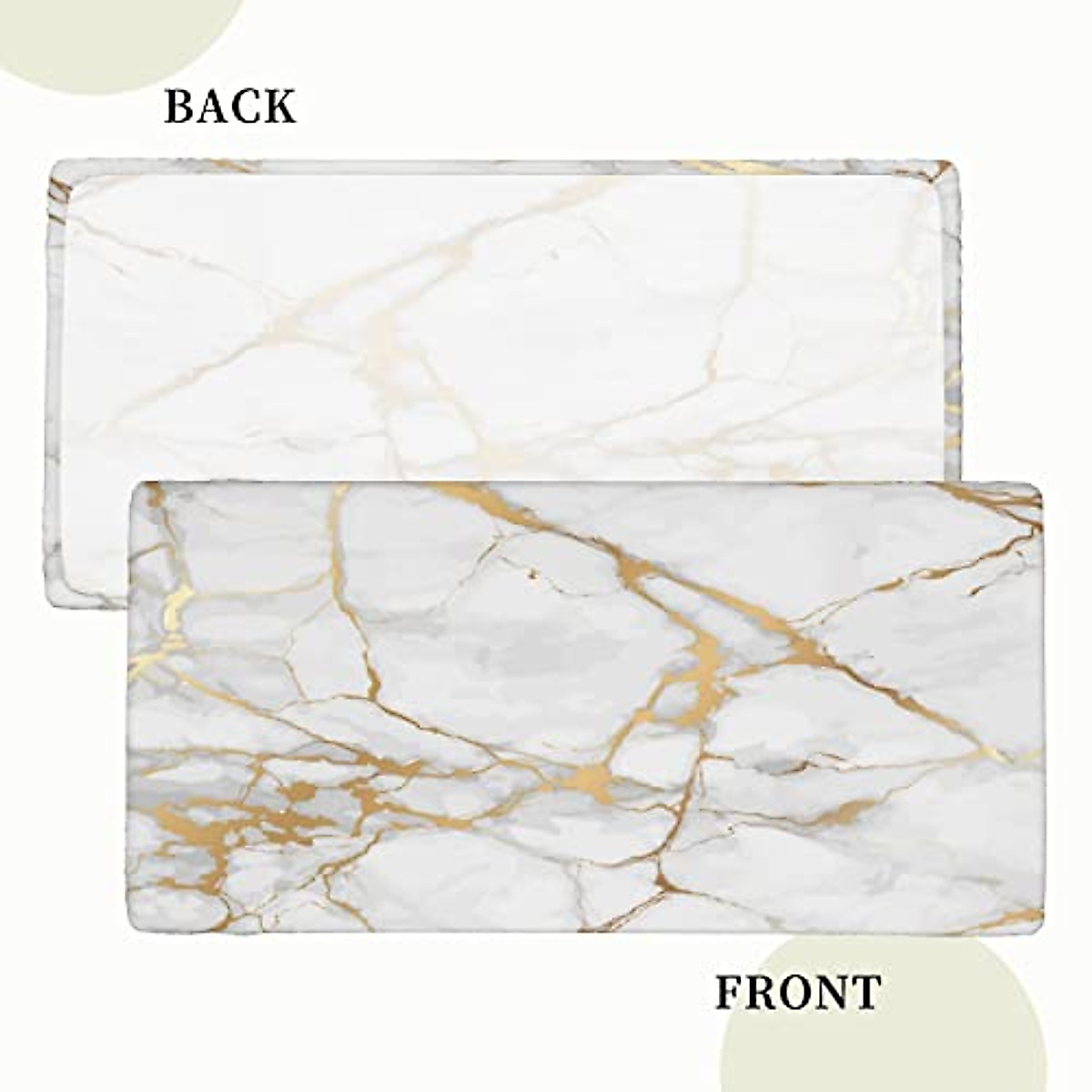 mutakin Marble White Rectangle Tablecloth Reusable Elastic Edge Table Cover Waterproof for Patio Dining Decoration 60" L X 30" W