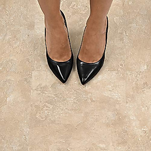 FloorPops FP3325 Canyon Peel & Stick Floor Tiles, Brown